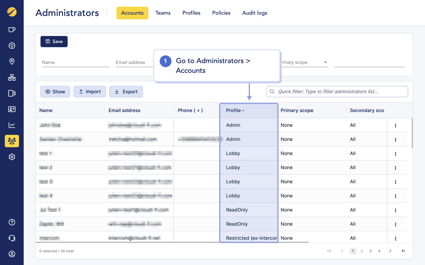 How to create/update Administrators rights with Profile – Cloudi-Fi ...