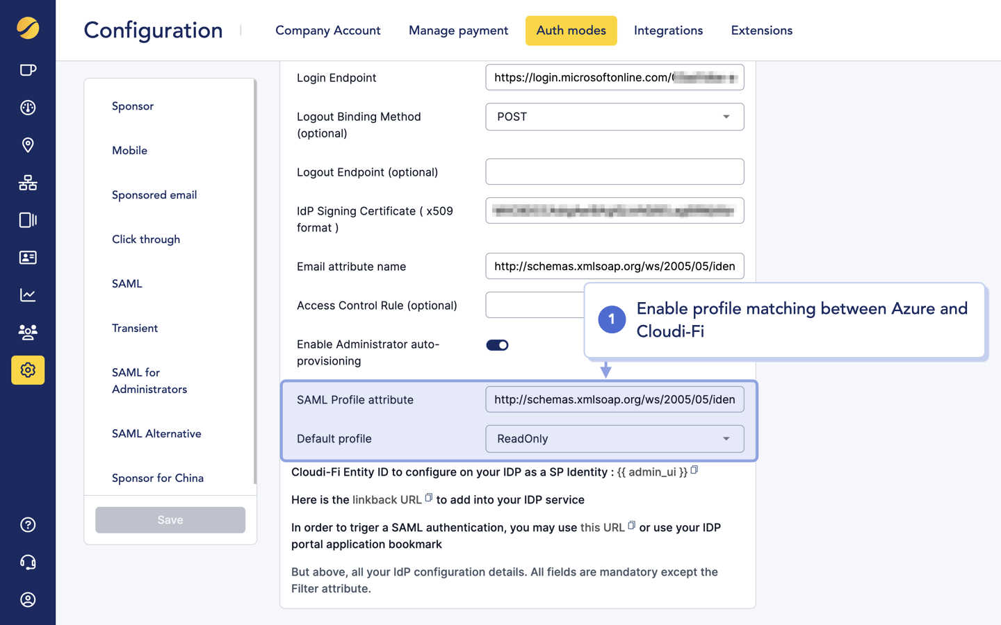 How to set up SAML authentication for your administrators with Azure ...