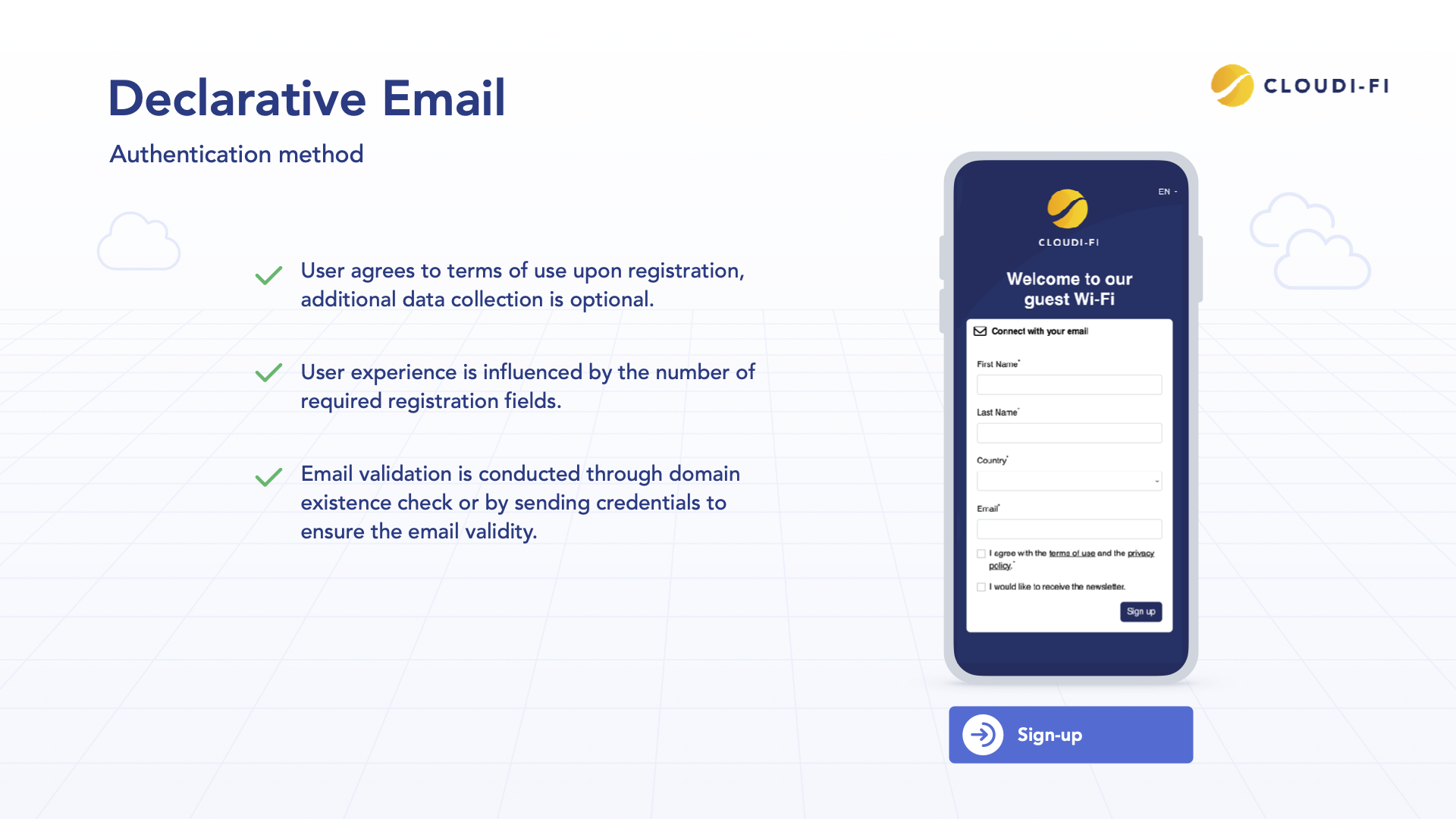 How to authenticate your visitors with Declarative method – Cloudi-Fi Knowledge Base