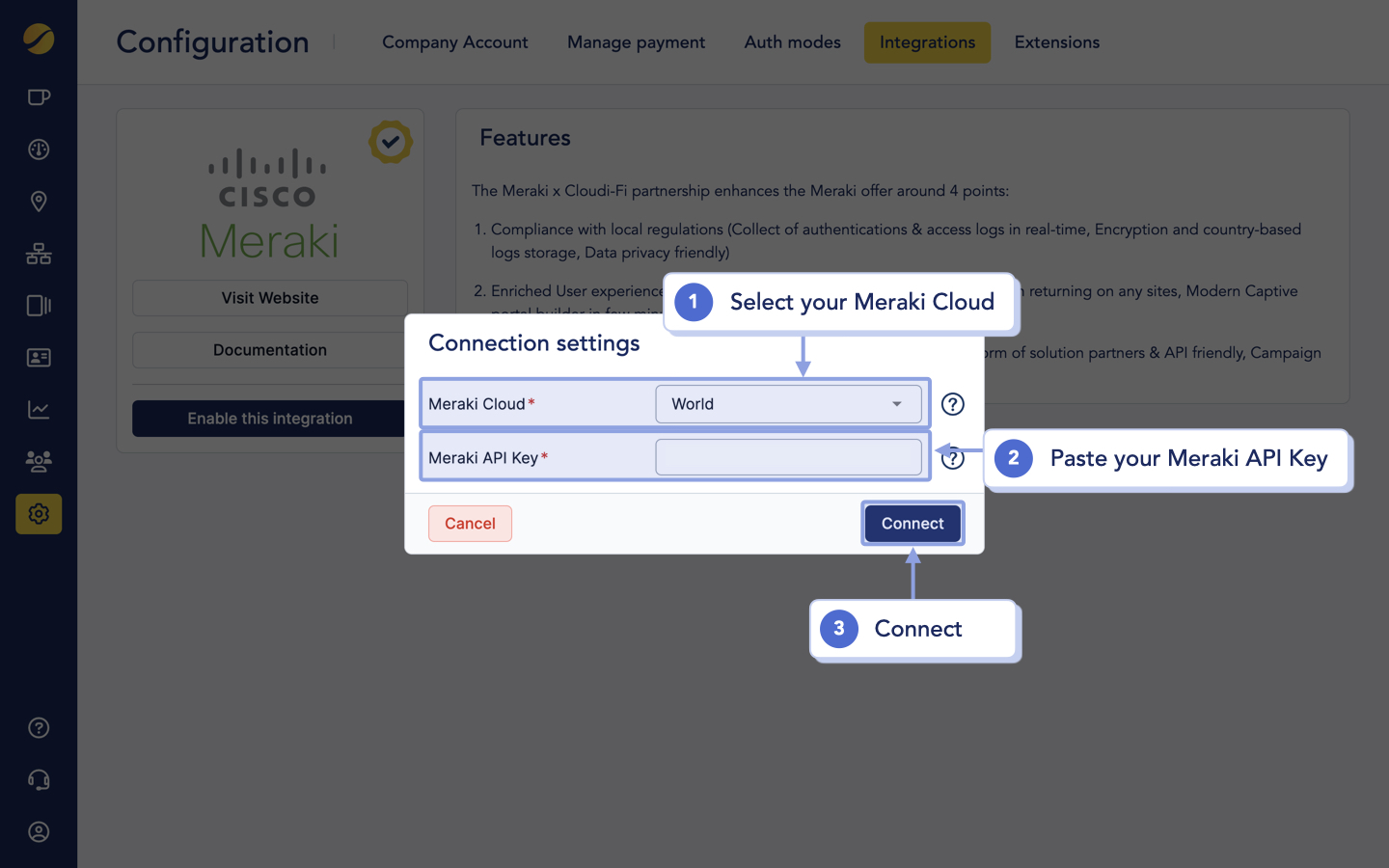 Configuring RADIUS on Cisco Meraki to enable 802.1x – Cloudi-Fi ...