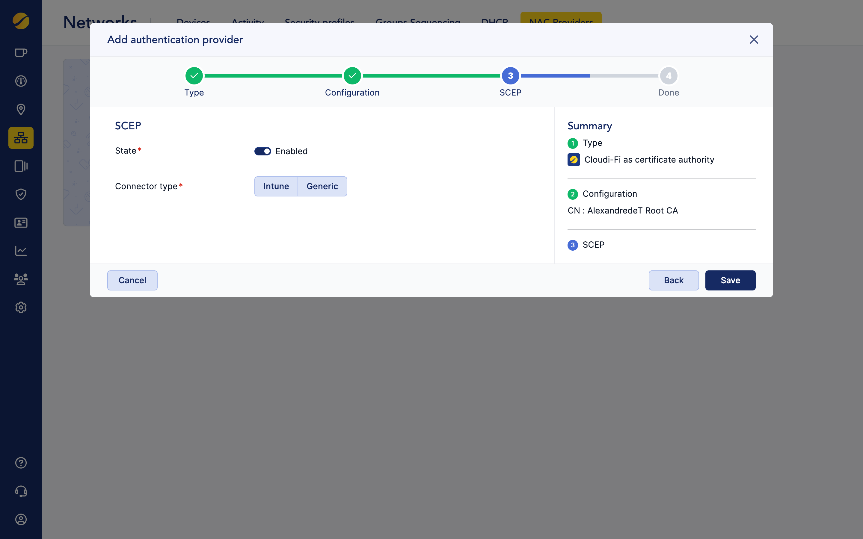 How to configure Cloudi-Fi CA certificate as an authentication provider – Cloudi-Fi Knowledge Base